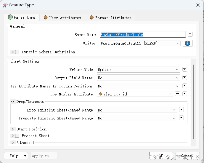 FME写入Excel数据时写到模板文件指定位置_利用fme将一个表里的属性值填到另一个表模版中-CSDN博客