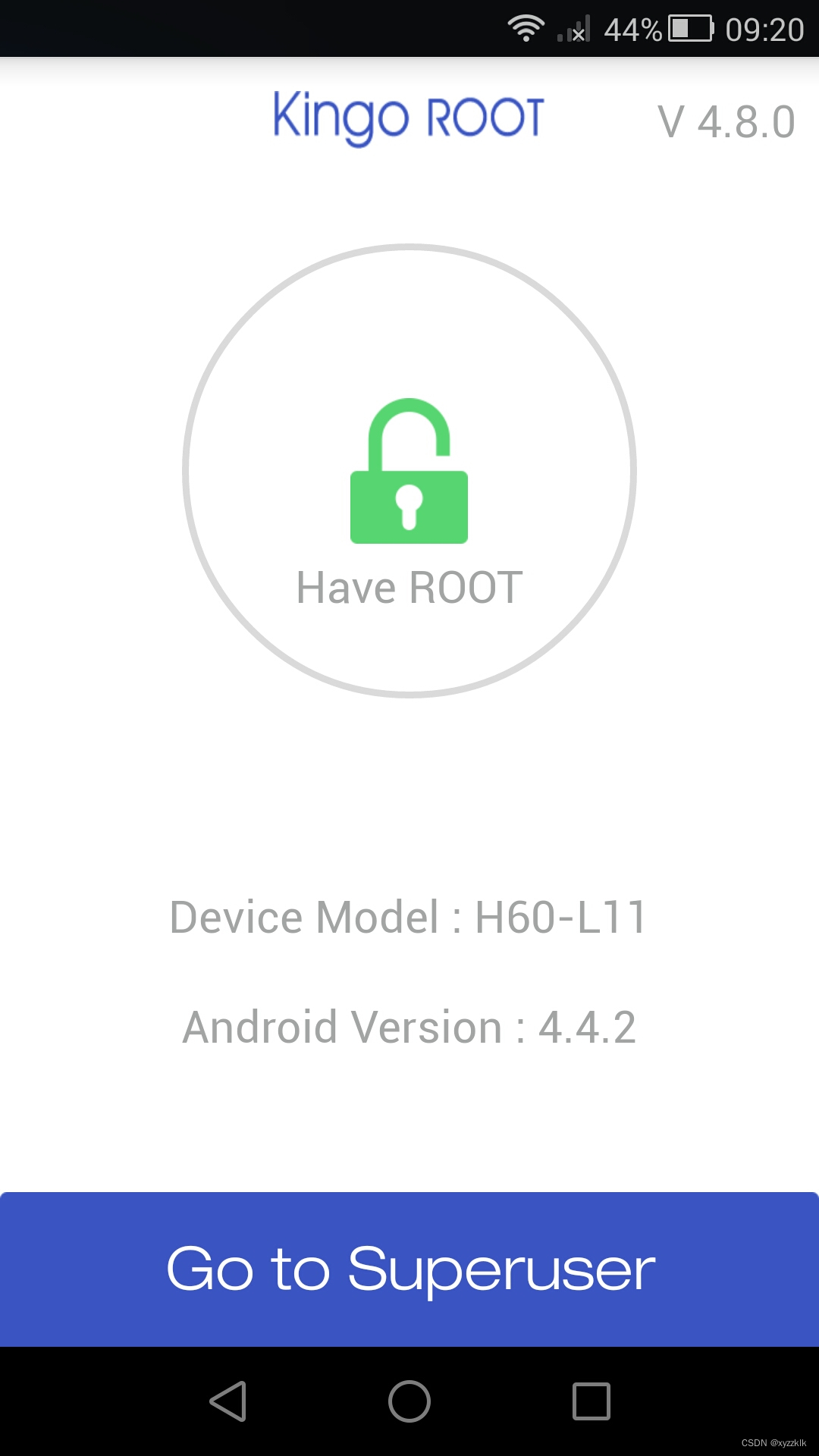 针对华为荣耀6移动高配版（H60-L11）的root工作