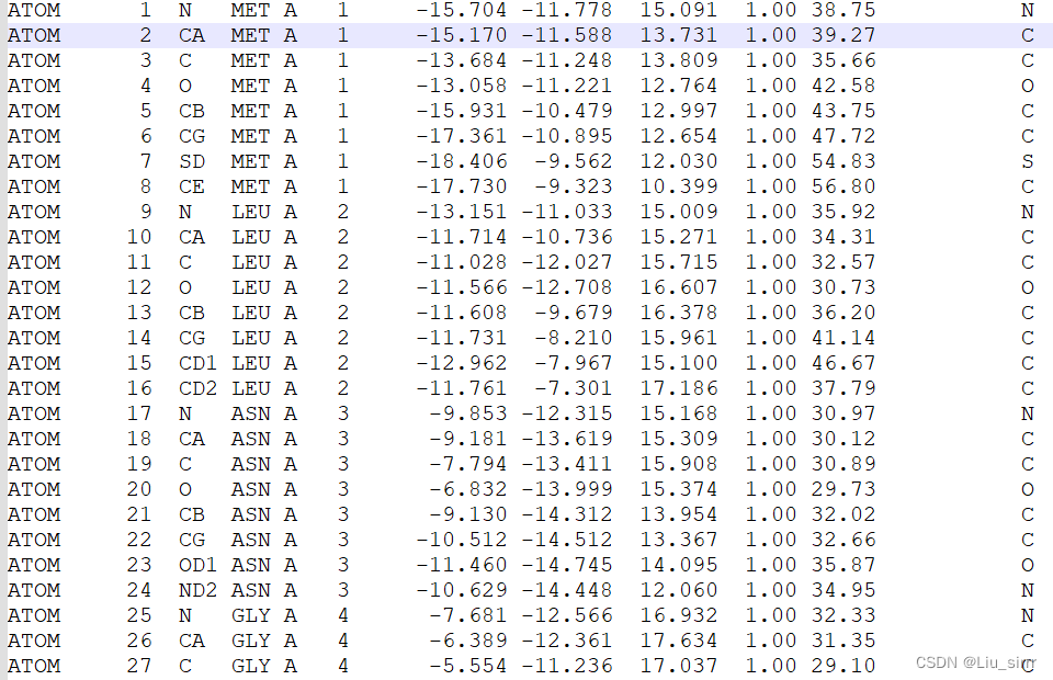 蛋白质Pdb文件的氨基酸接触网络矩阵生成_pdb contact map-CSDN博客