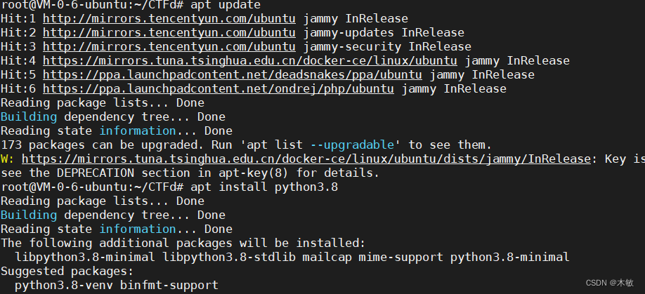 python3.8相关环境安装_package 'python3.8' has no installation candidate-CSDN博客