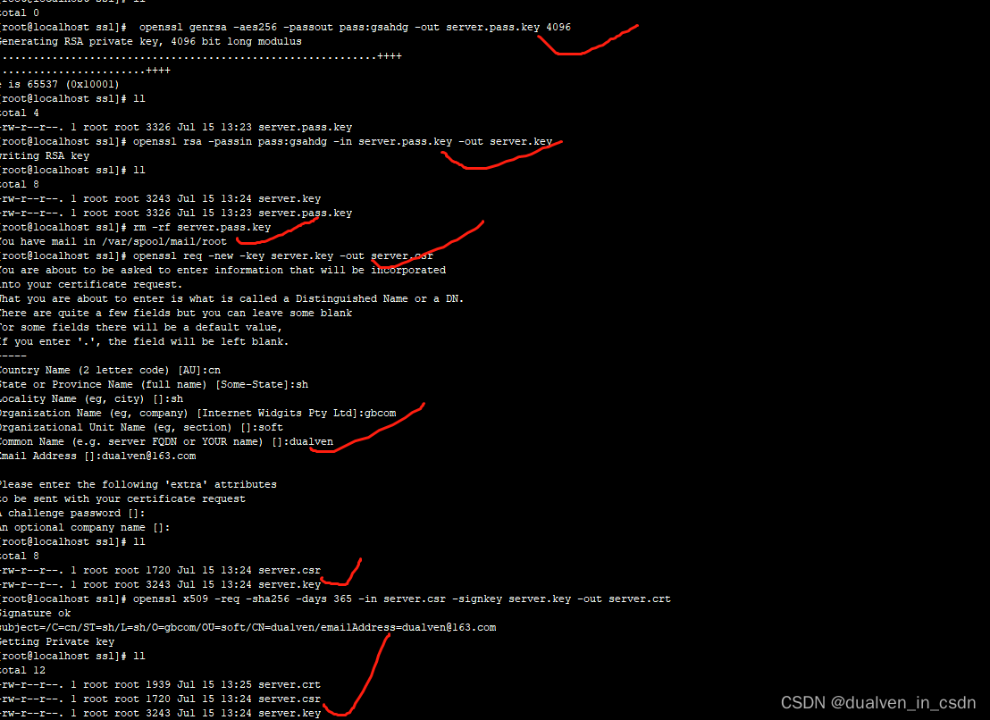 【https】Self-Signed SSL证书创建和使用_ssl self-signed certificate-CSDN博客