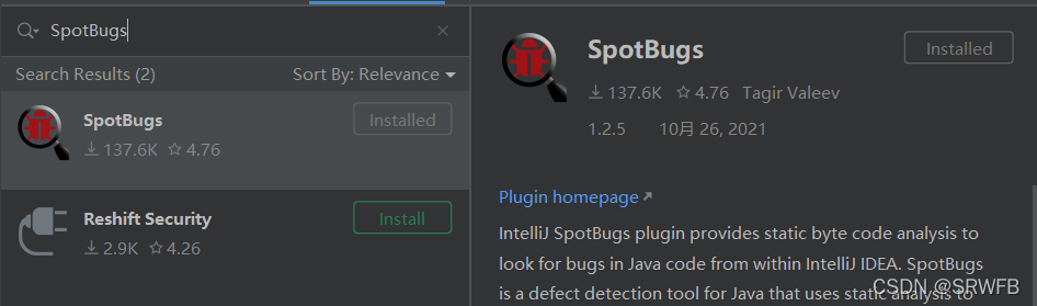 idea IDE FindBugs spotbugs Idea idea CSDN idea-ide-findbugs-spotbugs-idea-idea-csdn