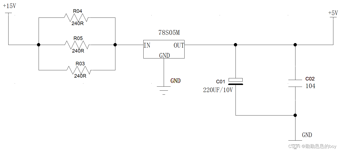 简单的+5V LDO电源设计（15V转5V）-CSDN博客