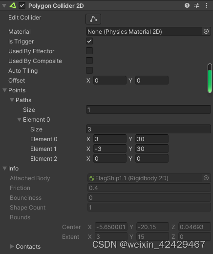 Unity PolygonCollider2D代码调整其形状_unity polygoncollider2d setpoint-CSDN博客