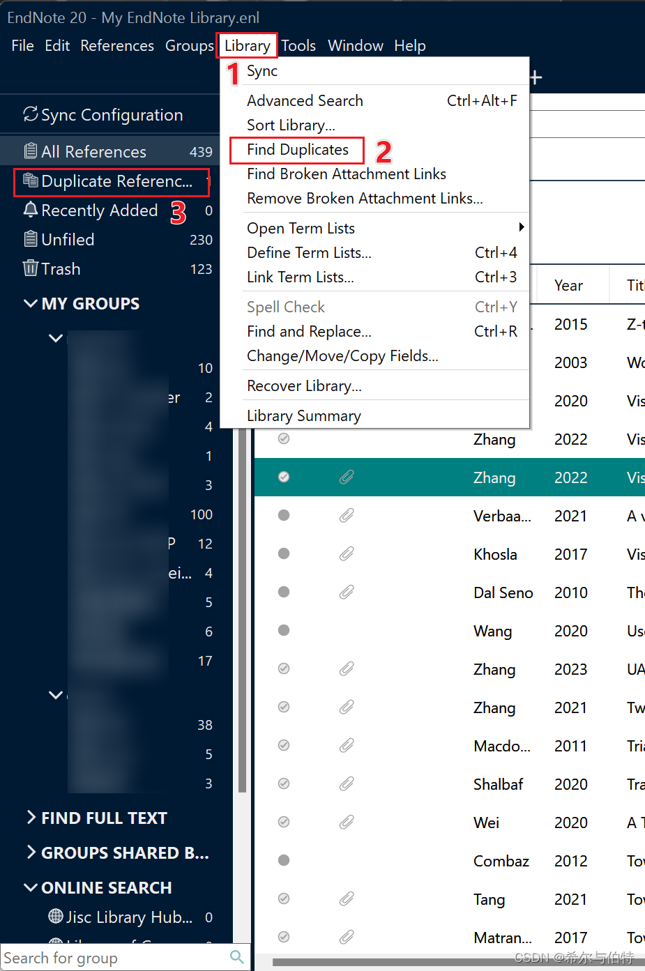 【EndNote 20】文献去重_endnote20删除文献-CSDN博客