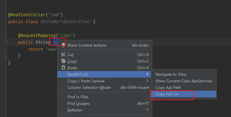 idea 工具restfulTool_idea怎么右键复制接口路径-CSDN博客