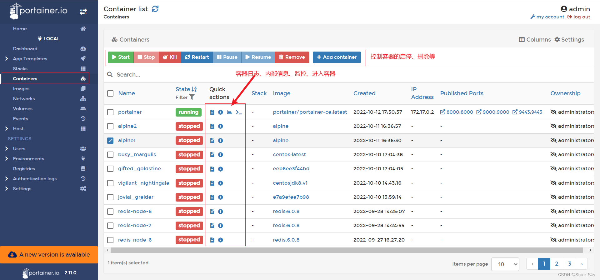 【云原生 Docker 高级篇】08、docker 轻量级可视化工具 Portainerportainer默认账号密码 Csdn博客