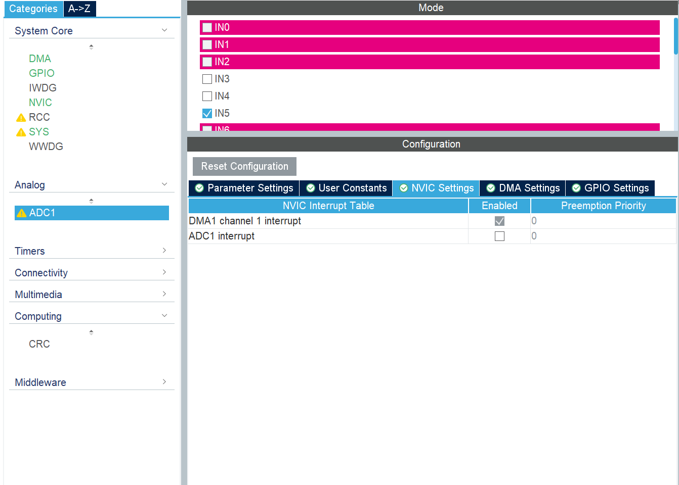 关于STM32G030C8T6的ADC与芯片内部温度采集_stm32g030 adc-CSDN博客