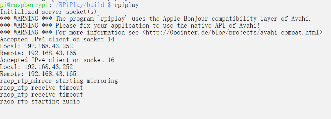 RPiPlay配置树莓派AirPlay投屏-CSDN博客
