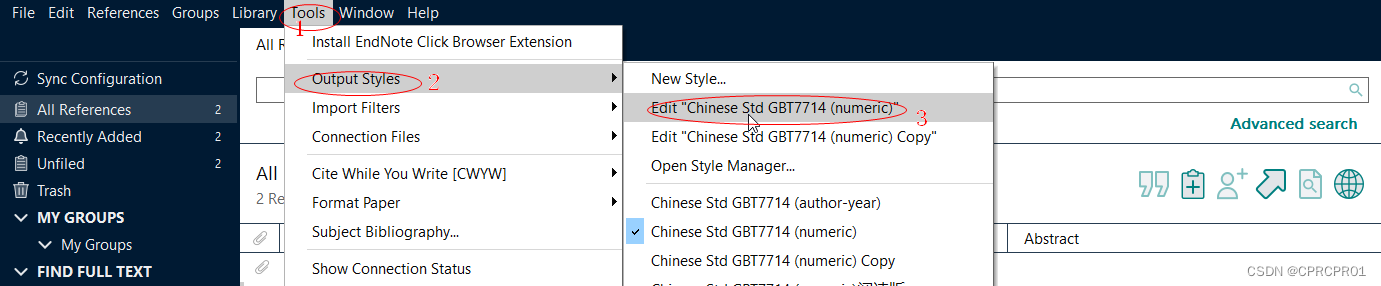 ENDNOTE 20如何展现段落笔记，修改summary_endnote20怎么做笔记-CSDN博客