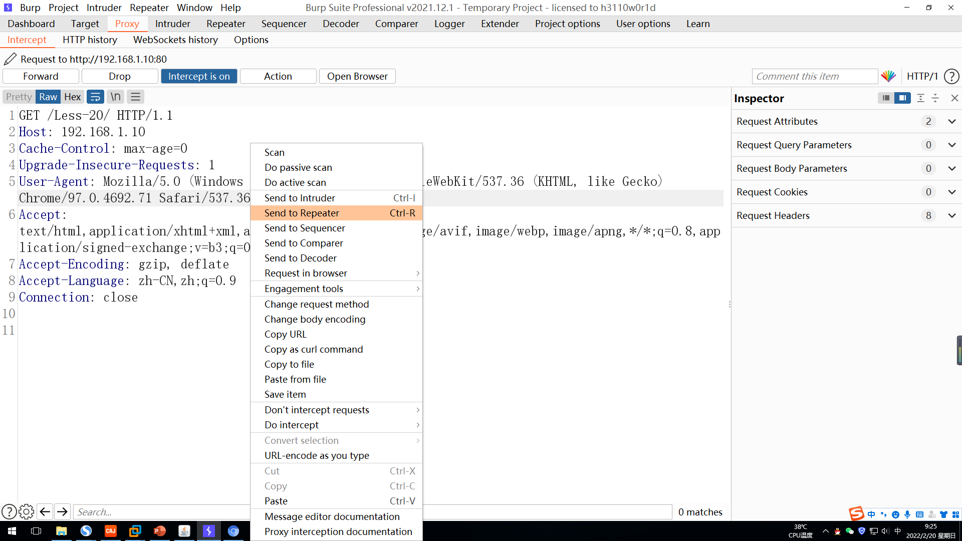 【SQL注入10】cookie注入基础及实践（基于BurpSuite工具和Sqli-labs-less20靶机平台）_cookie 注入 漏洞靶机-CSDN博客