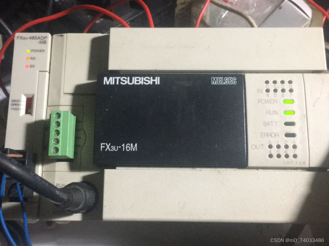 三菱FX3U 485ADP-MB与台达变频器modbus通讯程序_三菱fx3u-485-adp-mb编程示意图-CSDN博客