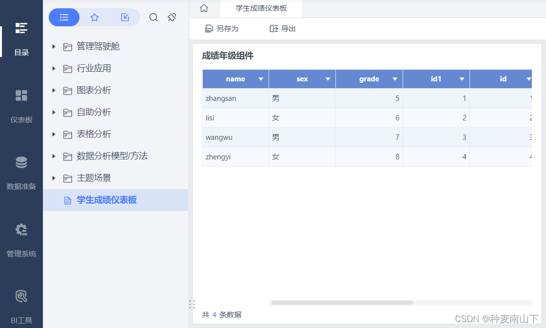 FineBI教程之入门例子_finebi使用教程-CSDN博客