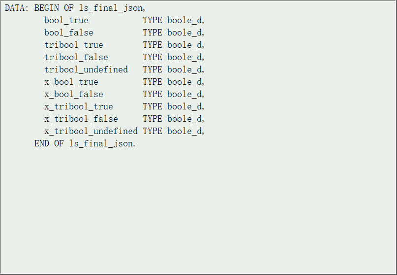 json转换为abap数据对象并输出数据声明_json 在线转abap-CSDN博客