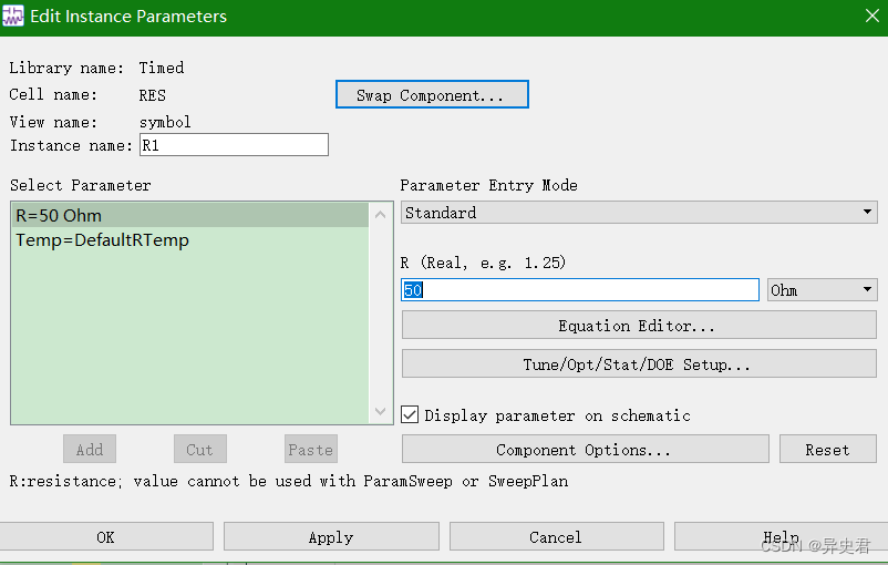 [ADS] Advanced Design System 线连不上引脚，Undefined parameter ‘DefaultRTemp‘ ，解决方案_ad,有一个引脚连接不上-CSDN博客