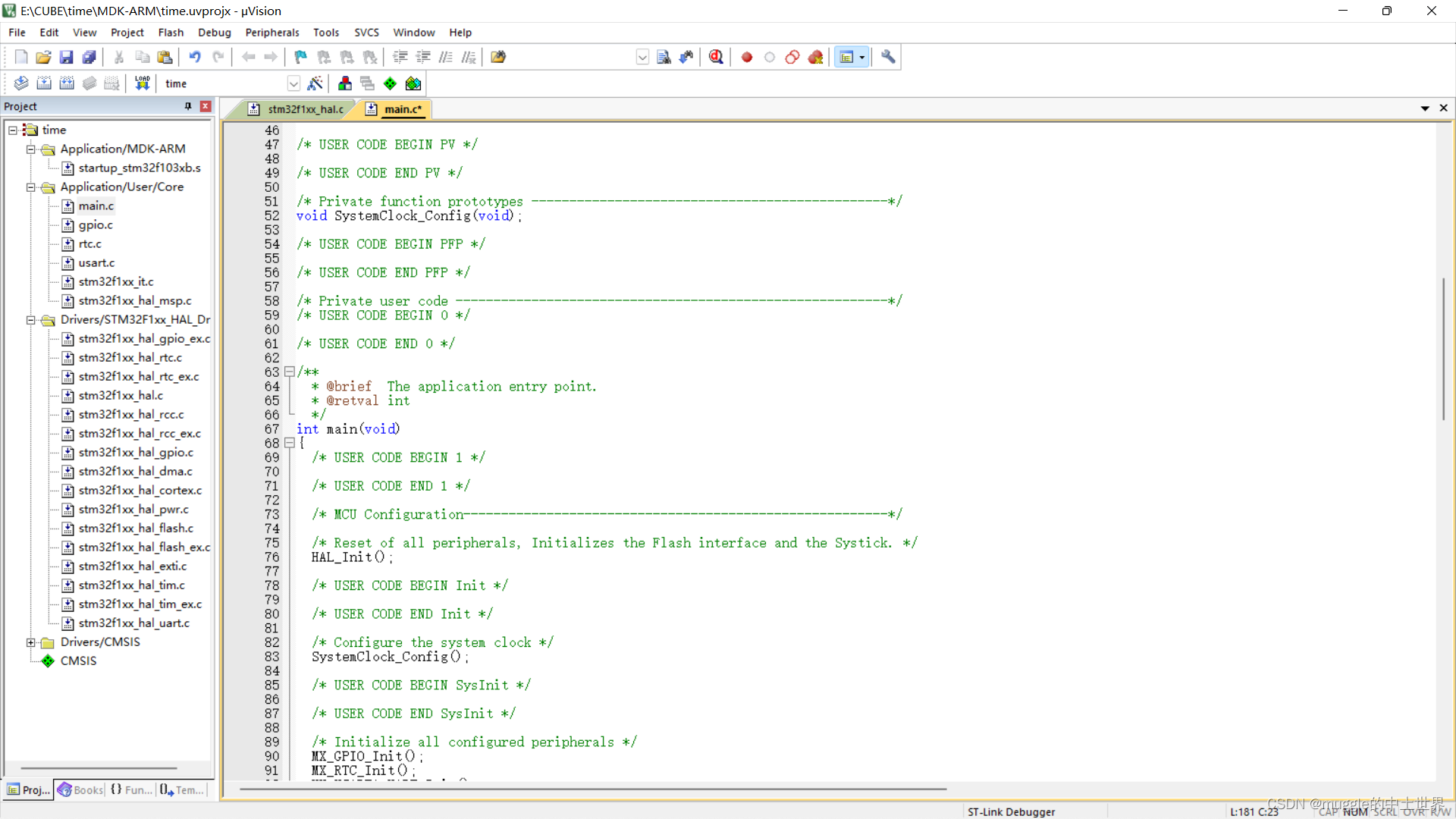 STM32CubeMX定时器与日历时钟_stm32cubemx 日历_muggle的中土世界的博客-CSDN博客