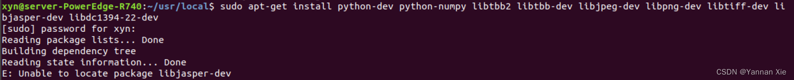 解决 “E: Unable to locate package libjasper-dev” （亲测有效）-CSDN博客