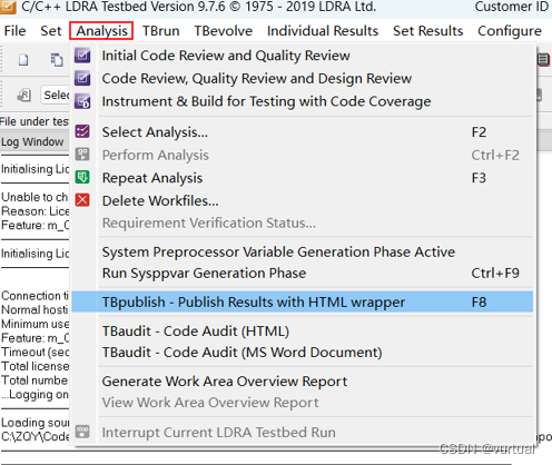 LDRA Unit Test步骤-CSDN博客