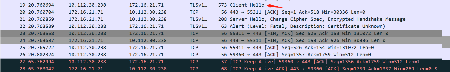 Tcpdump+Wireshark抓取Nginx-https协议数据_抓包工具wireshark nginx-CSDN博客