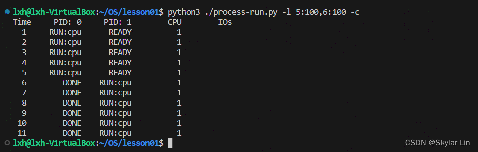 【操作系统导论】在python3环境下运行process-run.py-CSDN博客