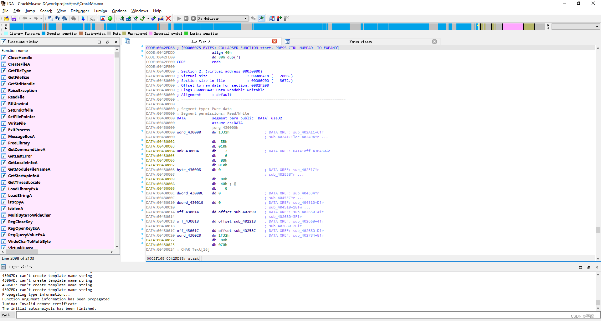 软件逆向破解入门系列(2)—静态分析利器IDA使用方法及爆破初探_ida 32-CSDN博客