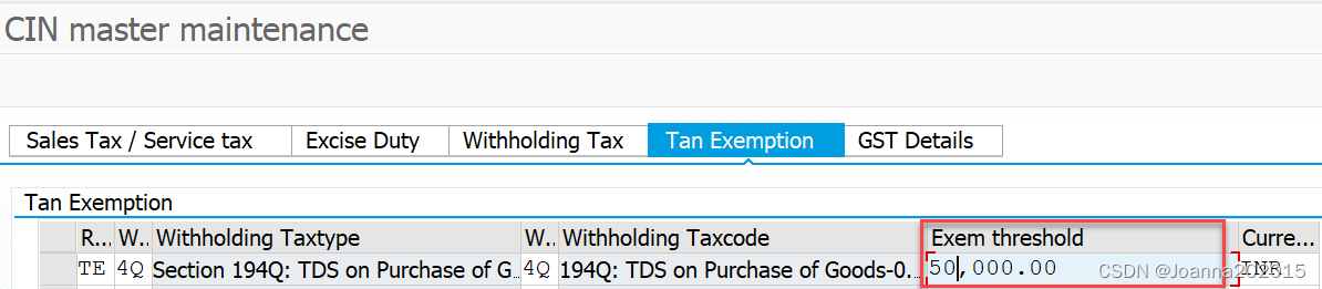 SAP供应商主数据的维护-印度TDS_pan number-CSDN博客