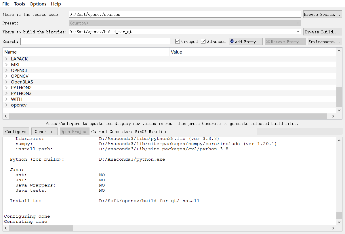 QT中配置OpenCV_qt mingw32-make-CSDN博客