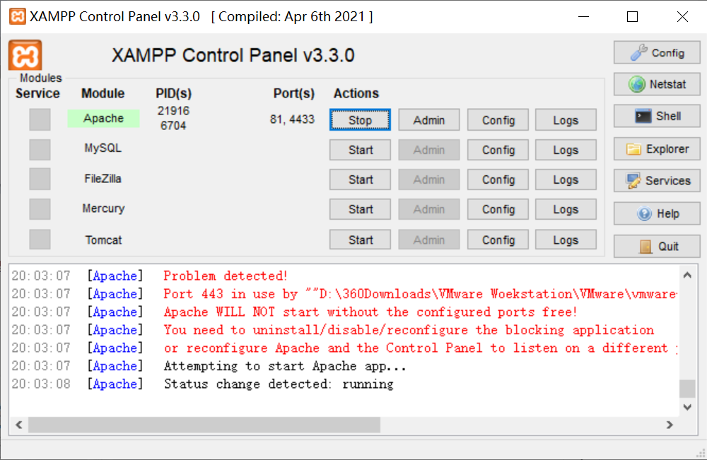 XAMPP的下载、安装、配置_download xampp (apachefriends.org)-CSDN博客