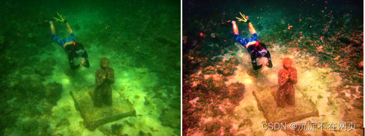 Underwater Single Image Color Restoration Using Haze-Lines and a New Quantitative Dataset-CSDN博客