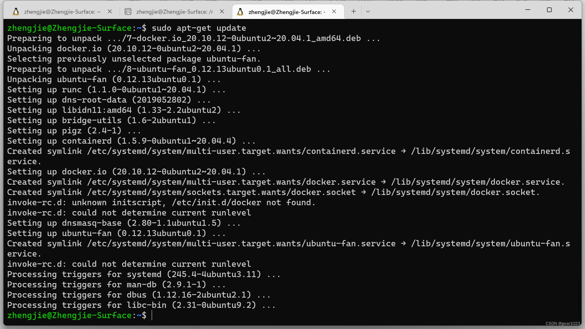 Win11 中 Wsl Ubuntu中安装docker Wsl Ubuntu 安装docker Csdn博客