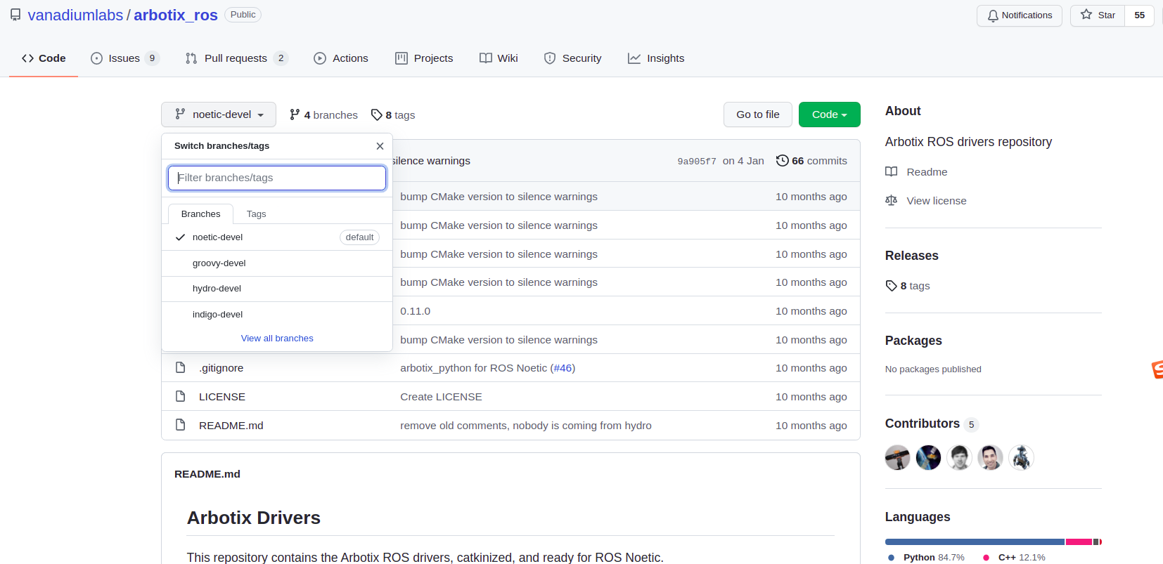 ros kinect 安装arbotix遇到问题_arbotix indigo版本-CSDN博客