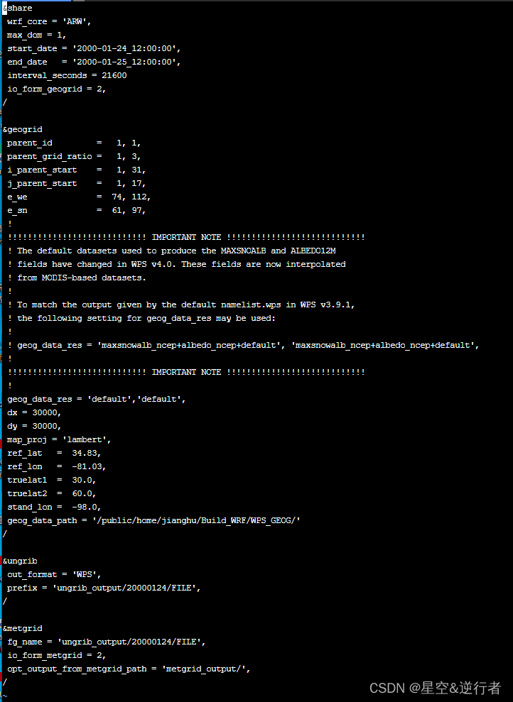 WRF示例运行（官方示例）_wrf算例-CSDN博客