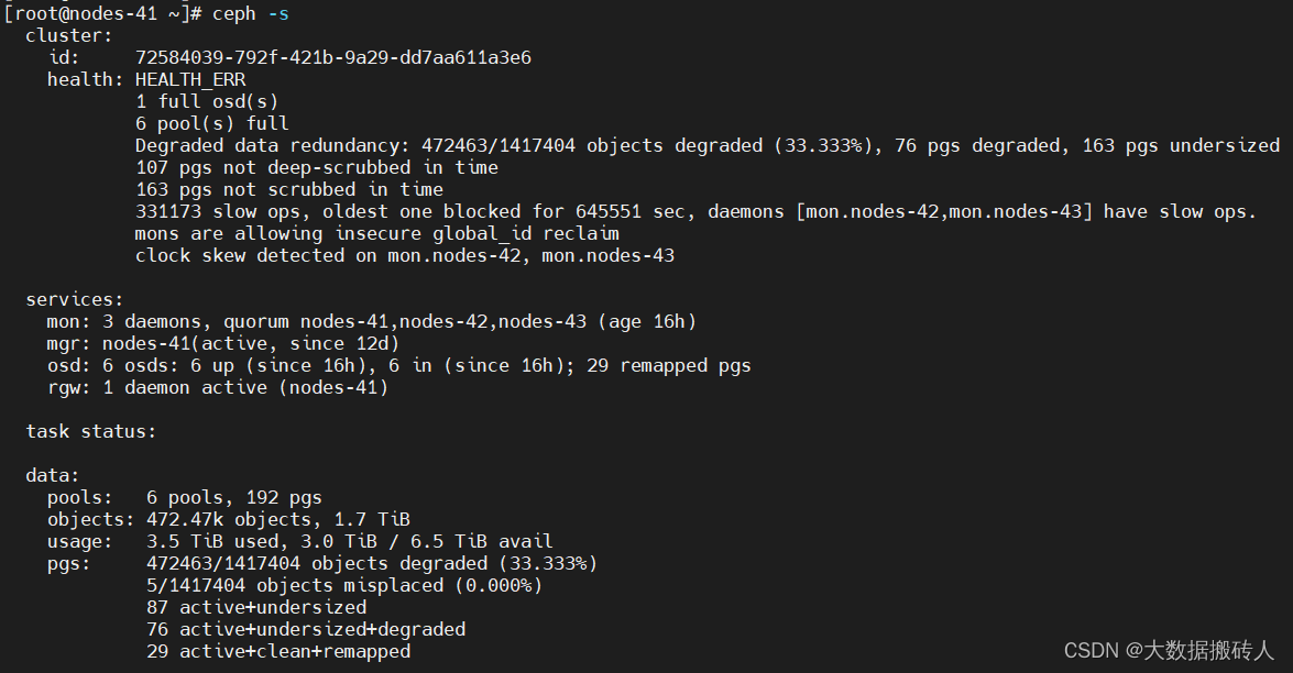 记一次ceph-osd磁盘写满1 full osd(s)实操_1 backfillfull osd(s)-CSDN博客