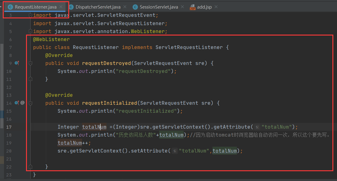 IDEA学习记录15--Listener监听器_idea listener-CSDN博客