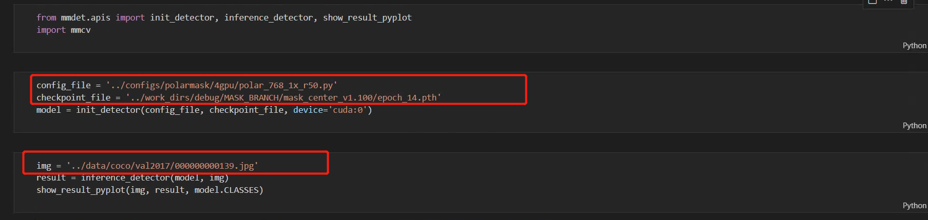PolarMask环境配置并训练自己的数据集_polarmask环境搭建-CSDN博客