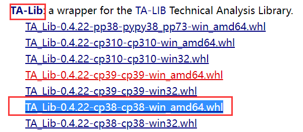 Ta-Lib的下载方法（详细步骤）_ta-lib下载-CSDN博客