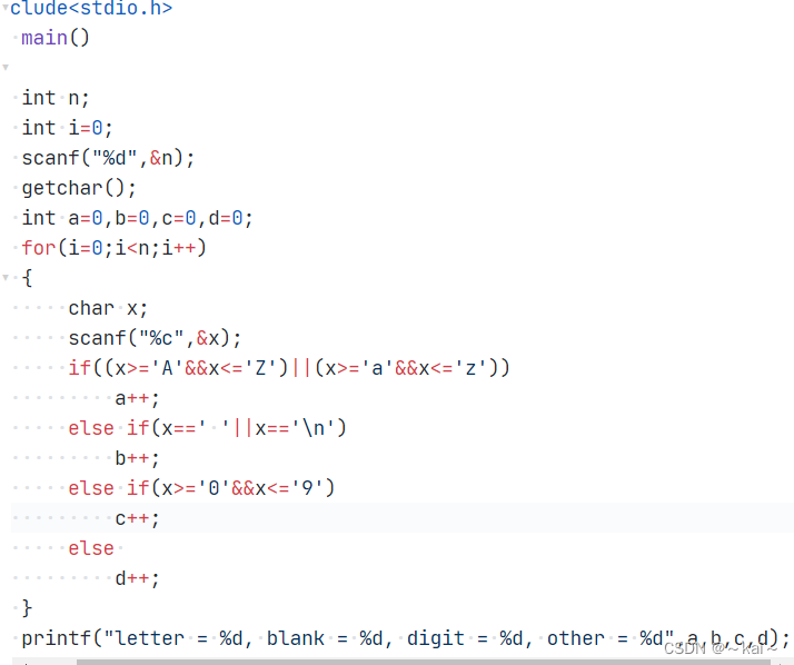 PTA题目 统计字符[2]-CSDN博客