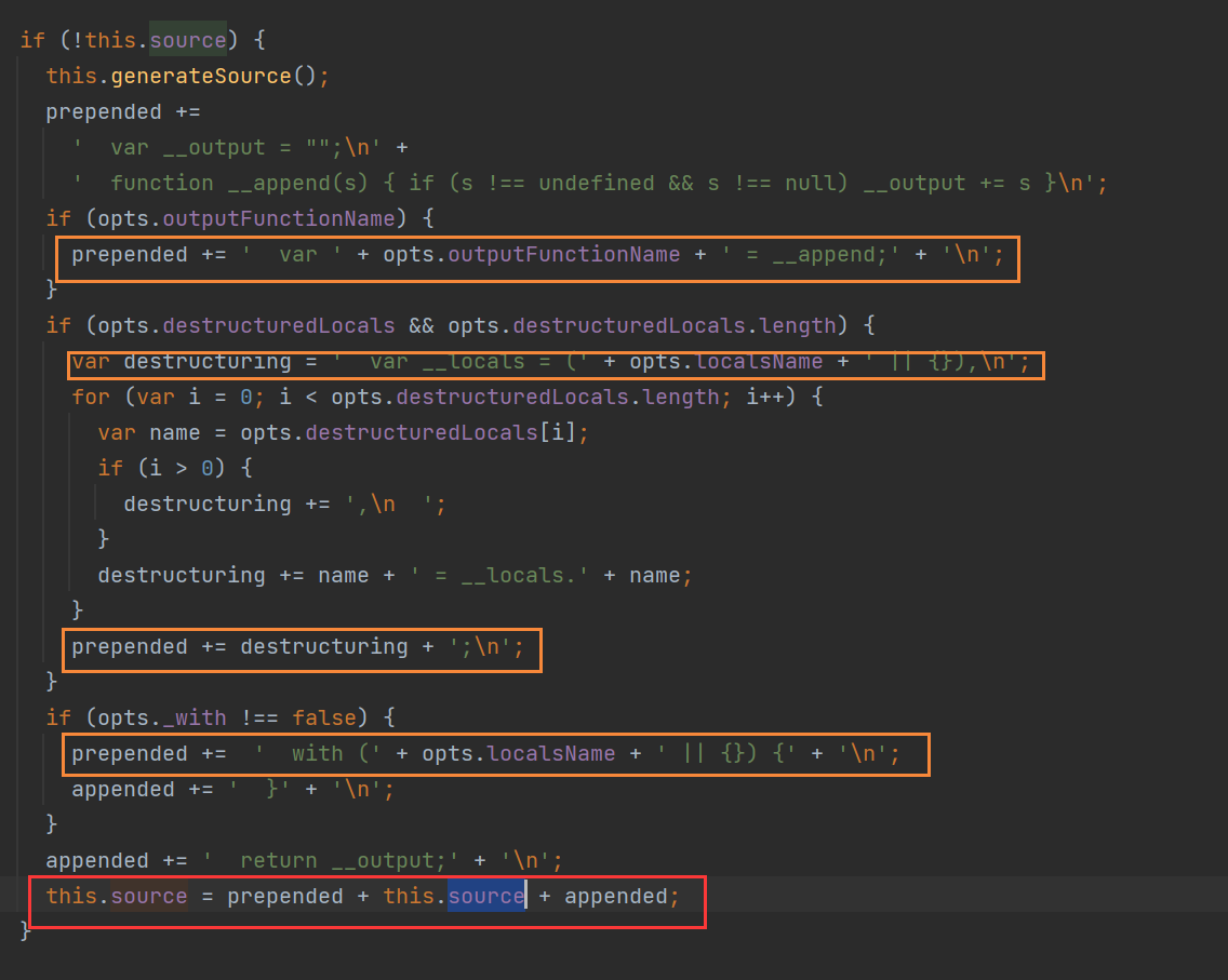 [Web/Nodejs]原型链污染EJS模块的利用分析(附源码分析)_cve-2019-10744-CSDN博客