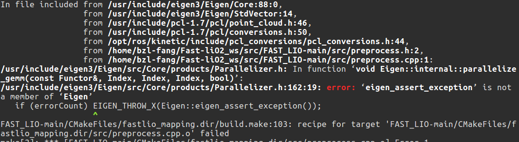 Eigen问题解决:eigen_assert_exception’ is not a member of ‘Eigen’_eigen : error: 'rand' is not a ...