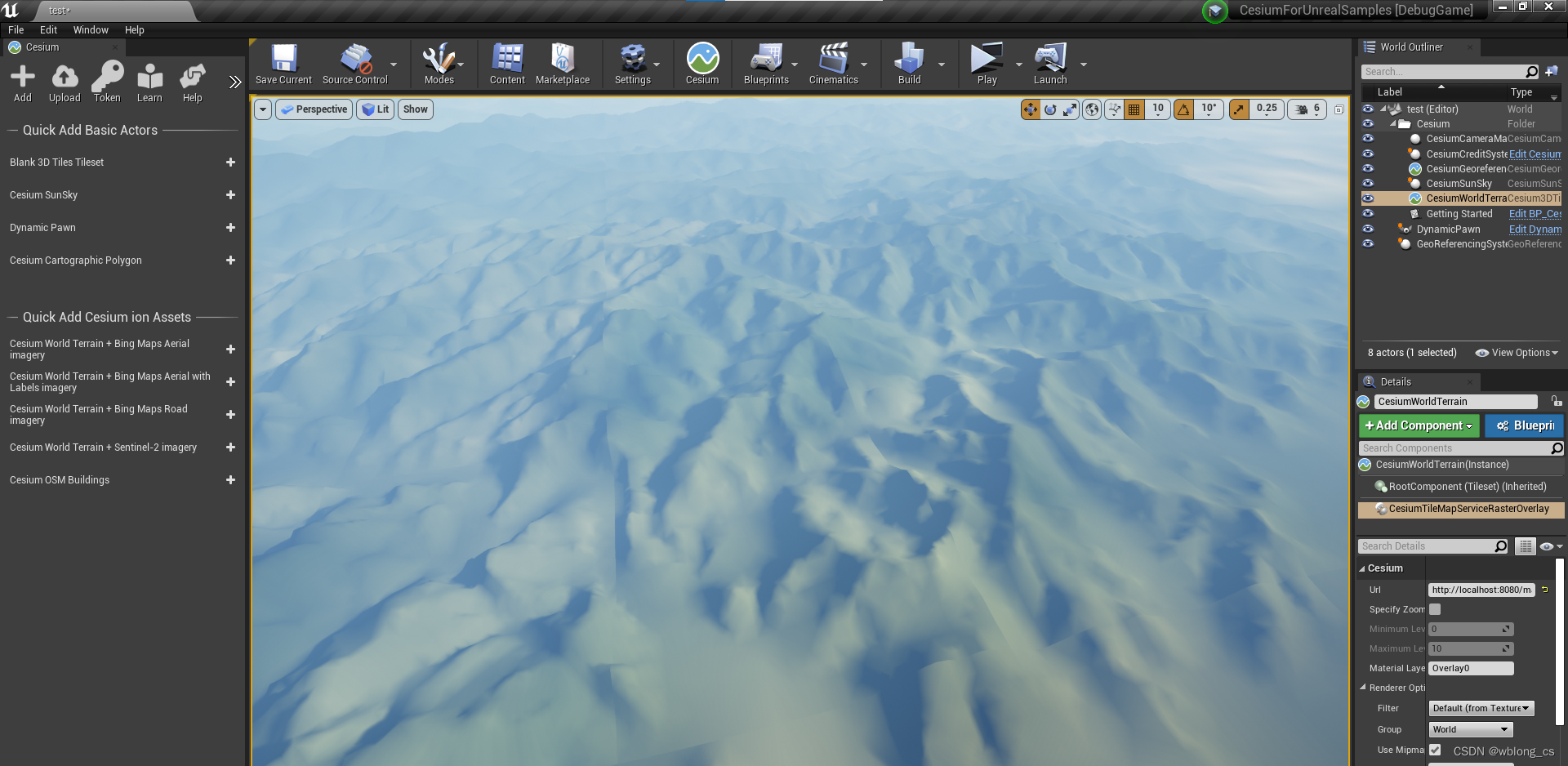 Cesium for UE4 加载离线地形和影像_cesium-terrain-builder编译vs2019-CSDN博客