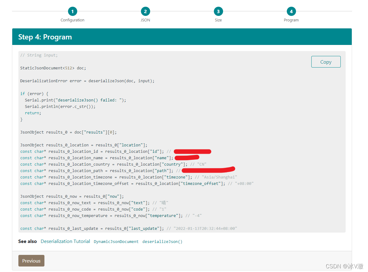 Arduino处理json数据,arduinojson Assistantarduinojson助手 Csdn博客