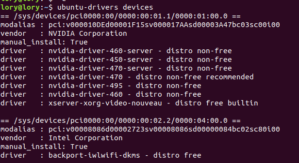 Lenovo R7000P Ubuntu18.04 Install NVIDIA graphics driver (RTX2060) - Programmer Sought