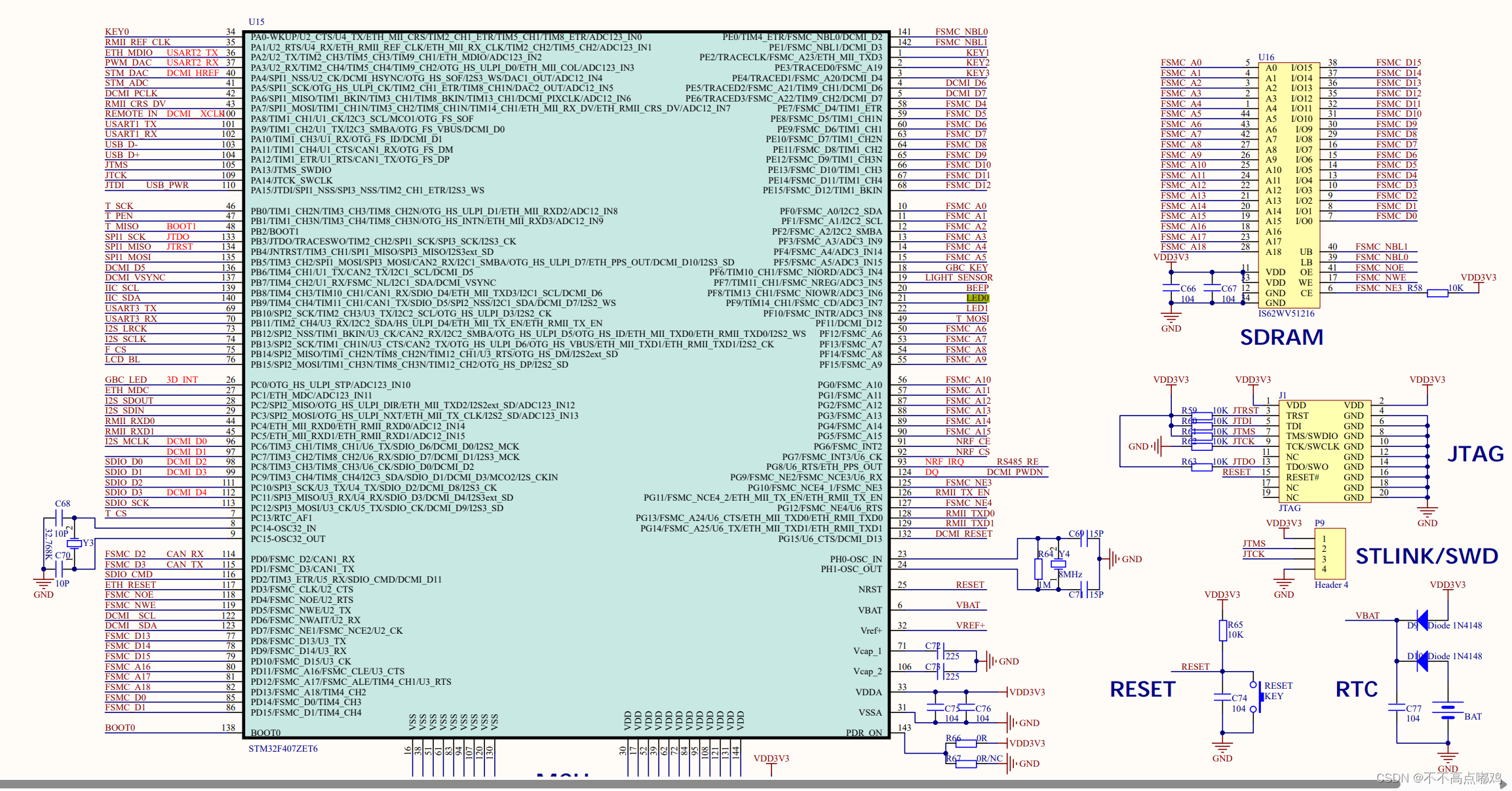 Stm32f407系列之点亮第一盏led灯stm32f407点亮led Csdn博客 4482