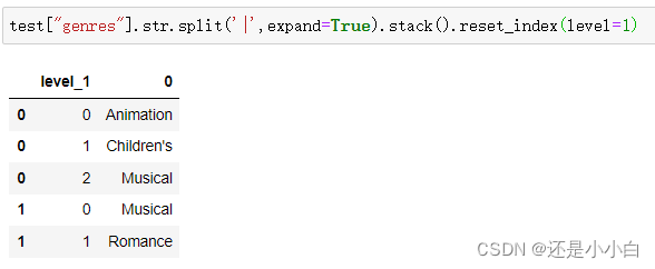 Python Pandas中一行转多行(列值分割) Pandas 一行对多行 Csdn博客