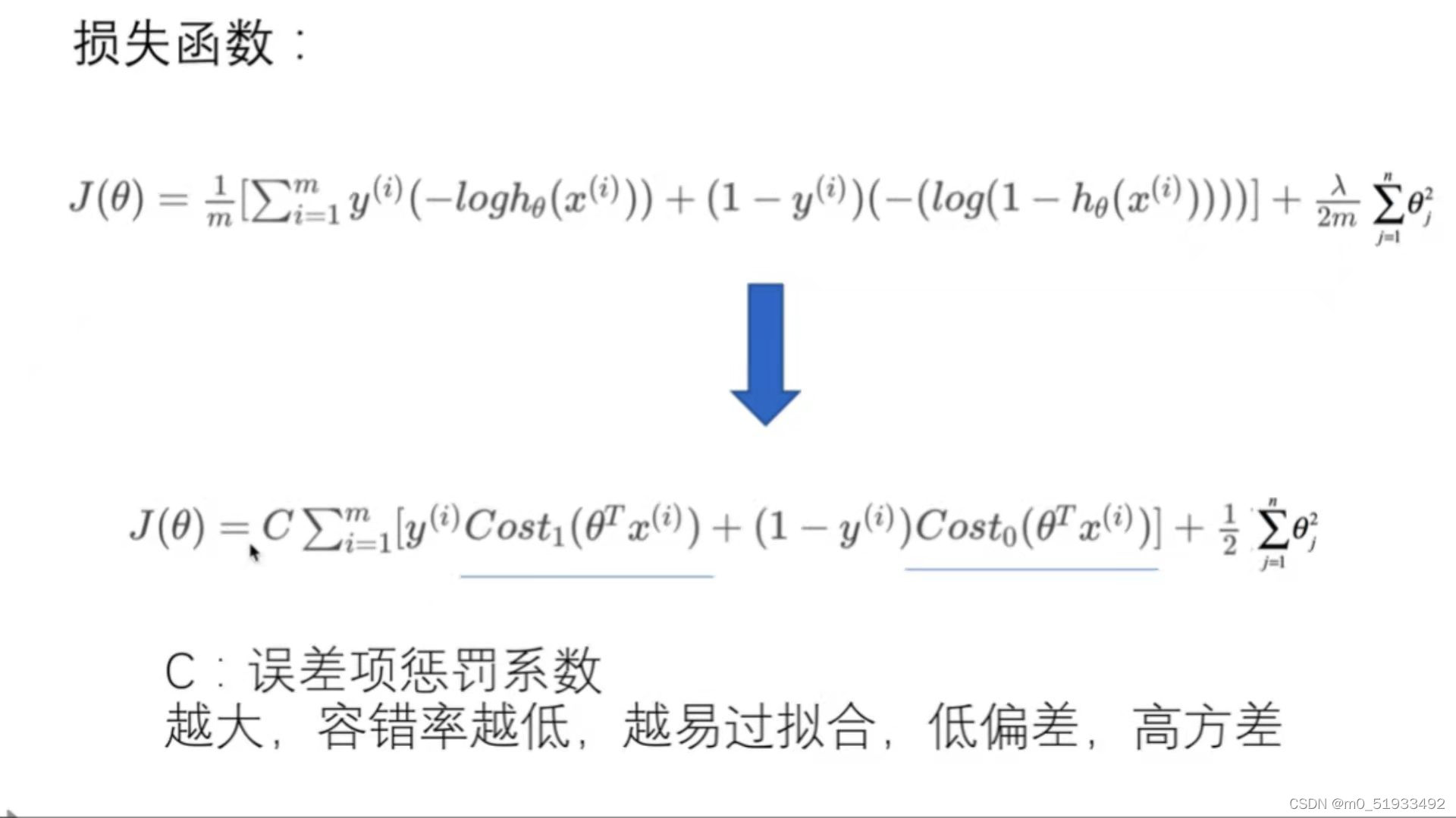 【机器学习】吴恩达作业60,python实现svm支持向量机大的c值通常导致低偏差和高方差 Csdn博客