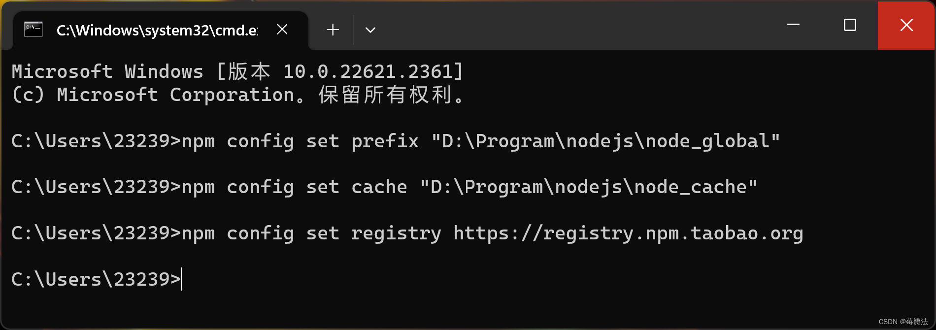 安装Vue_node18安装-CSDN博客