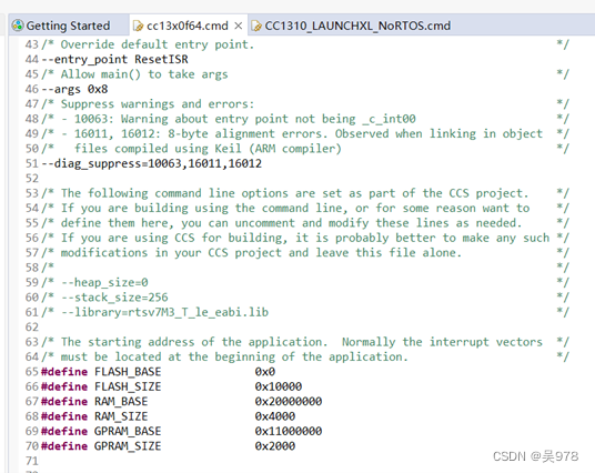 CC13X0系列的工程，IAR编译器更换到CCS编译器，移植记录_cc1310 iar-CSDN博客