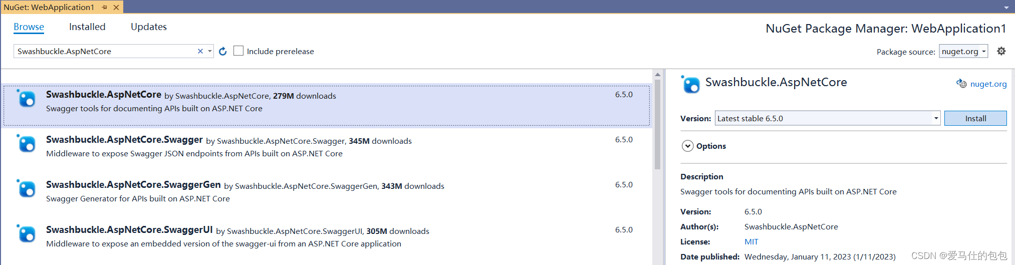 C# .Net Core WebApi简单创建及使用_c# webapi-CSDN博客