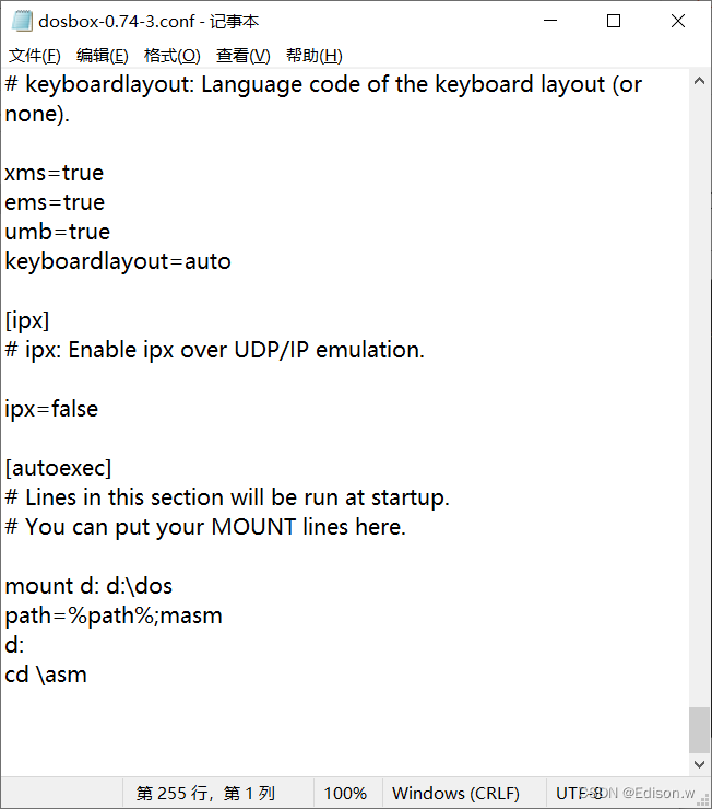 关于DosBox debug的一些指令_dosbox的debug指令-CSDN博客